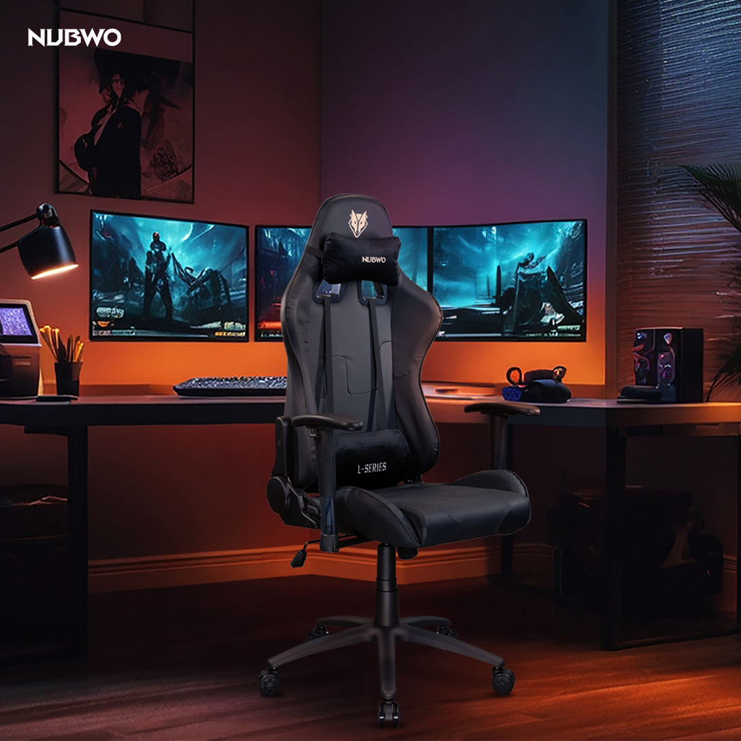 [ประกัน 6 เดือน] NUBWO เก้าอี้เกมมิ่ง Gaming Chair L011 ดีไซน์มินิมอล หมอนกำมะหยี่ มีให้เลือก 3 ...