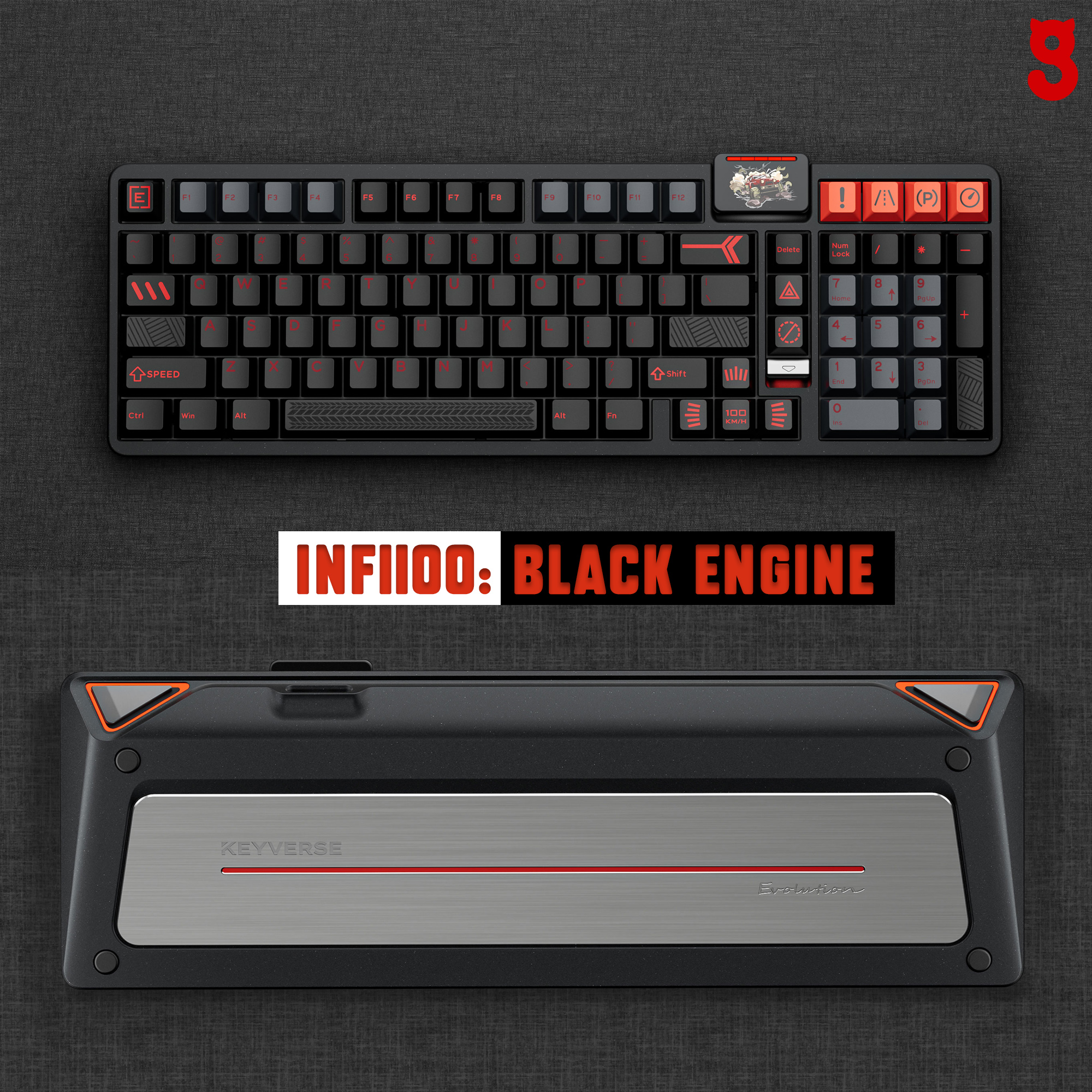 (พร้อมส่งจากไทย) Mechanical Keyboard INFI100 Infi 100 Infi100 Keyverse ...