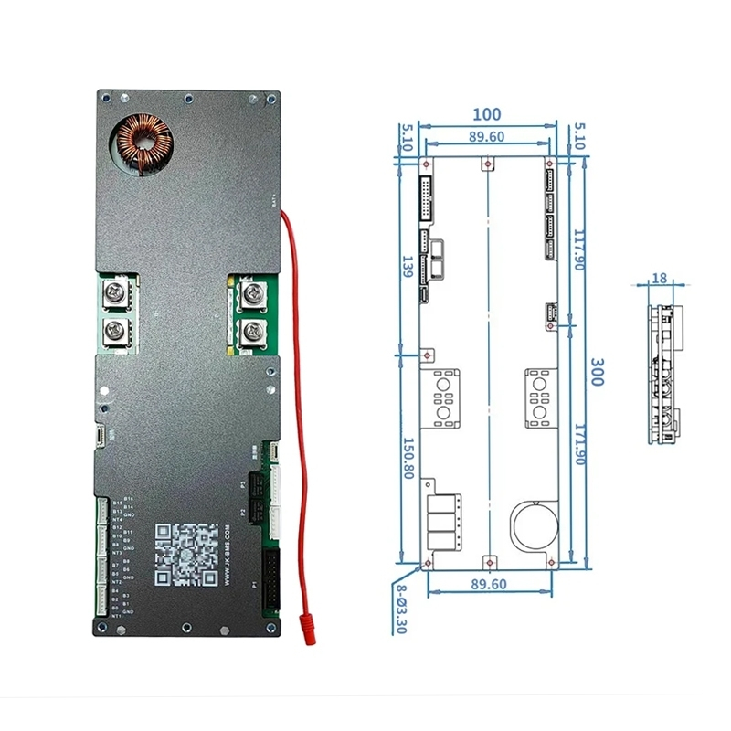JK BMS PB2A16S20P 15P 10P 200A Active Balance Lifepo4 Battery | Shopee Thailand