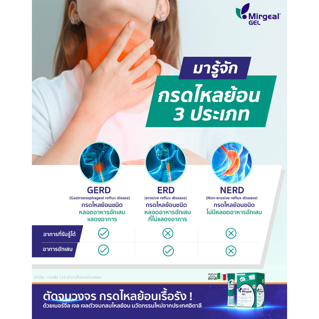 Mirgeal Gel เมอร์จีล เจล ผลิตภัณฑ์เสริมอาหาร สำหรับผู้ที่มีปัญหาการย่อย ...