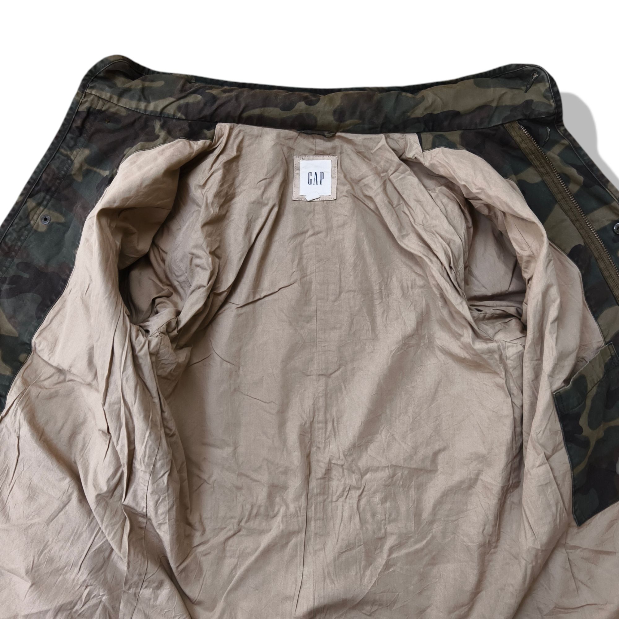 Gap Camo Hooded M-65 Military Jacket(M) รอบอก 43” | Shopee Thailand