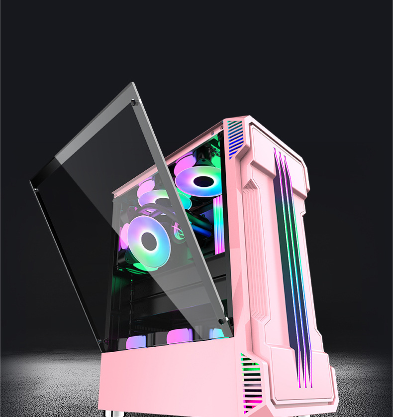 WJCOOLMAN Ⅲ เคสคอมพิวเตอร์ Tempered Glass ATX Gaming Case 447*378*190mm ...