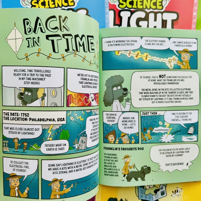 Dogs Do Science Light Living Things Sound Forces Materials 6 Books Set ...