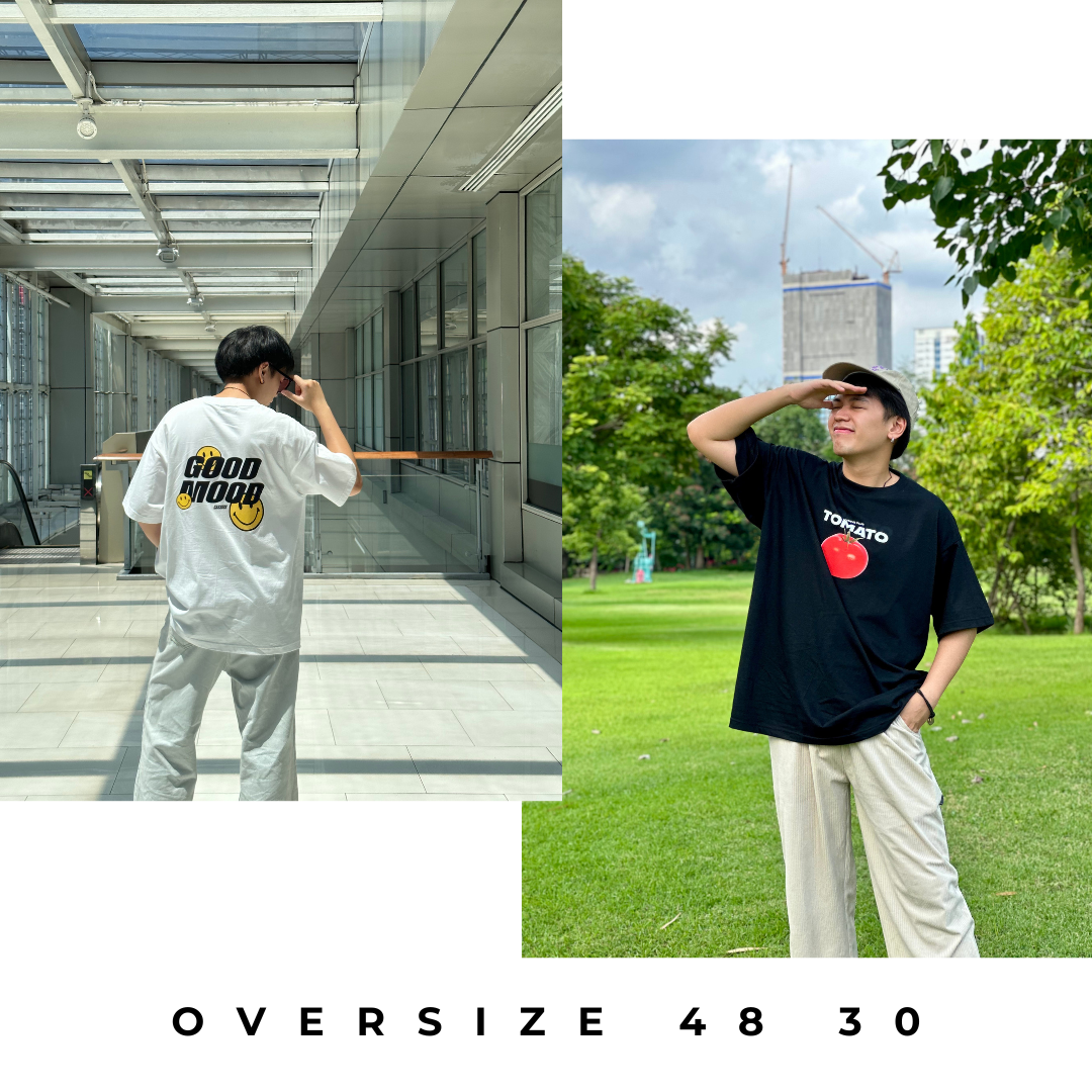 CASSIUS PREMIUM COTTON 100% OVERSIZE สกรีนลาย พรีเมี่ยม & not happy not ...
