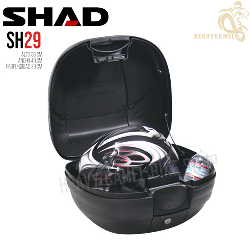 กล่องท้าย SHAD SH29 ขนาด 29 ลิตร เก็บหมวกกันน๊อค 1 ใบ | Shopee Thailand