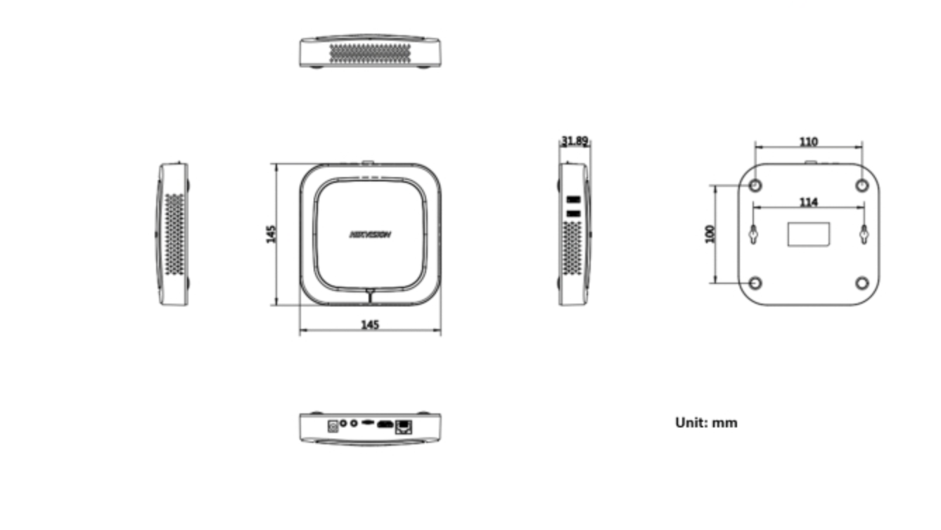 กล่องดิจิทัล Hikvision Digital Signage Box รุ่น DS-D60E-B ประกันศูนย์ ...