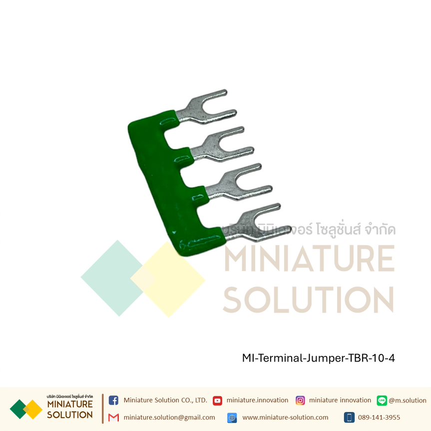 (ราคา ต่อชิ้น) Terminal Jumper : จั๊มเปอร์สำหรับเทอร์มินอล TBR-10 ...