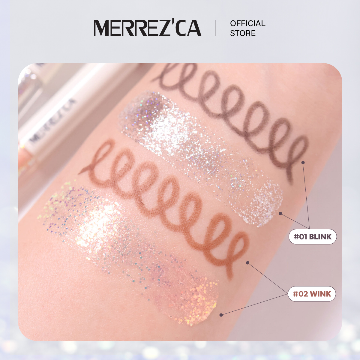 Merrezca Duo Perfect Glitter Liner ดูโอ้ล็อกตาสวยในแท่งเดียว | Shopee ...