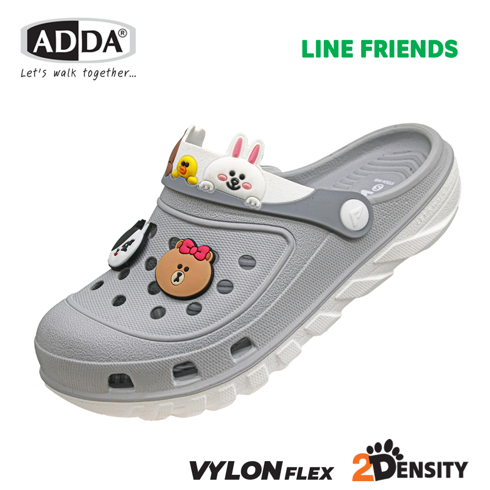 ADDA 2Density LINE FRIENDS รองเท้าหัวโต รัดส้น รุ่น 5TD24-WB ไซส์ 4-6 ...