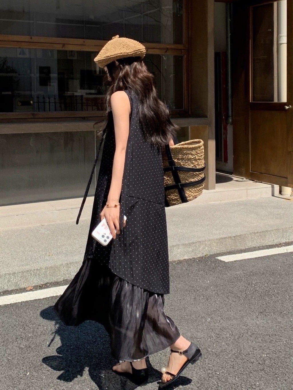 ⚫️⚪️⚫️ พร้อมส่ง เดรส Polka Dots ผ้าคอตตอนลายจุดชายเฉียง ตัวซับในต่อชาย ...