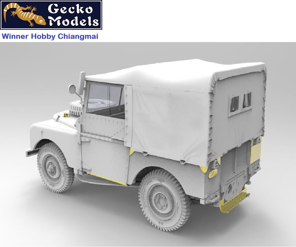 โมเดลรถทหาร Gecko Models 35GM0062 FV18001 Mk.I 80in 4x4 Utility Vehicle ...