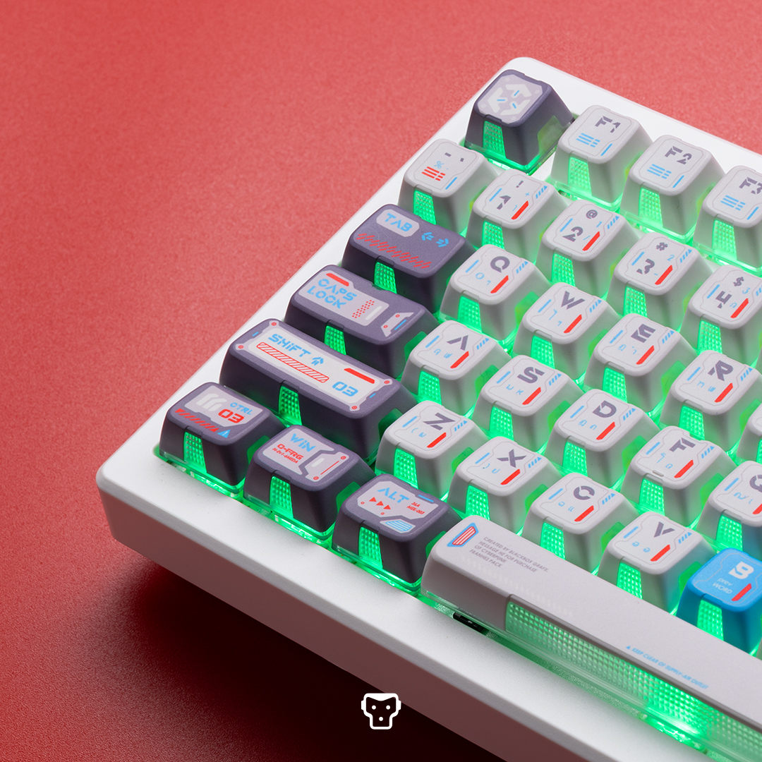 [รับประกัน 15 วัน] SARU KEYCAPS ปุ่มคีย์บอร์ดสำหรับแต่งคีย์บอร์ดแมคคานิ ...