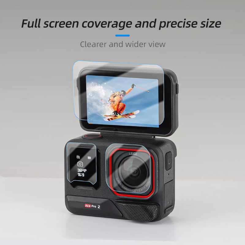 Telesin Tempered film kit for Insta360 ACE PRO 2 | Shopee Thailand
