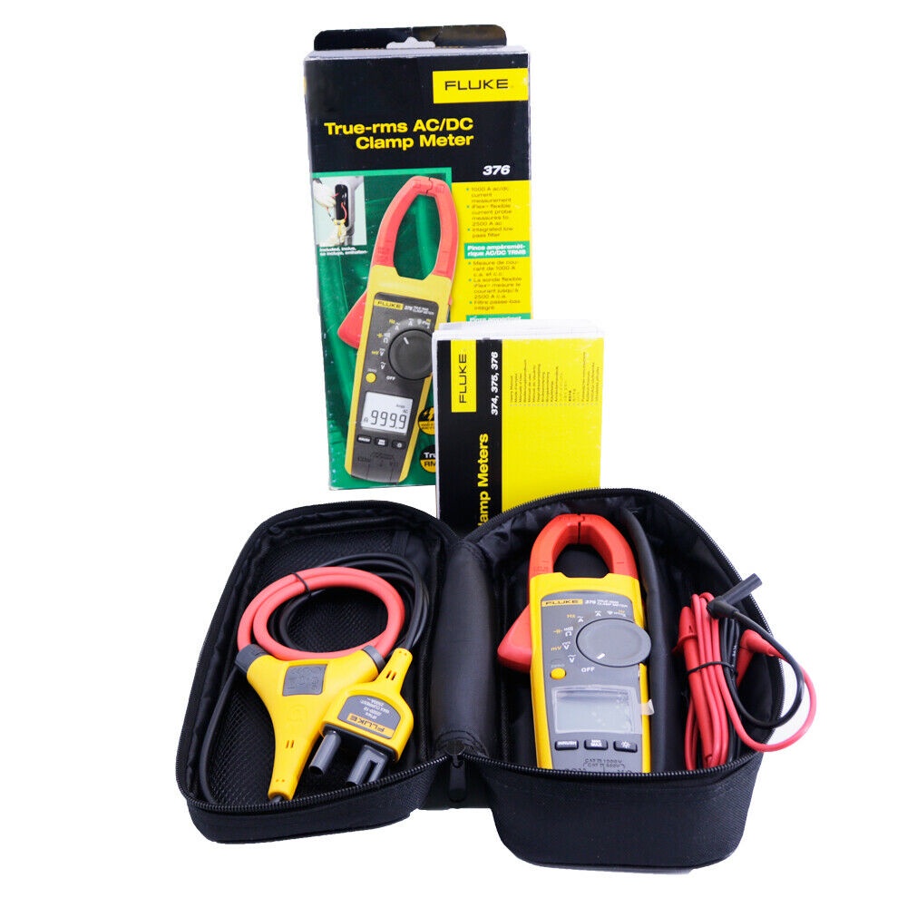 F376/376 FC Clamp Meter แคลมป์มิเตอร์ 1000A AC/DC True-RMS | Shopee ...