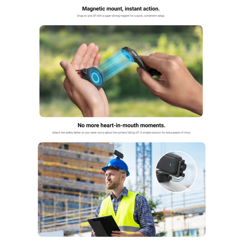 【New Arrival】Insta360 Hard Hat Camera Mount รับประกัน 1 ปี | Shopee ...