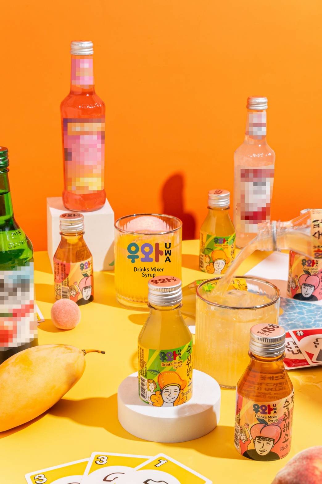 อูวาดริ้งก์มิกซ์เซอร์ไซรัป แพ็ค 4 - Uwa Drinks Mixer Syrup | Shopee ...
