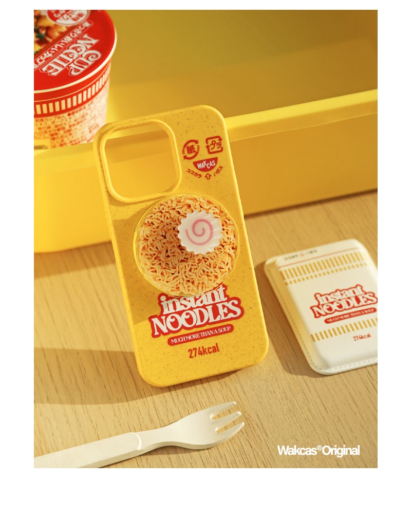 Wakcas Instant Noodle Magnetic with Pop and Pocket Card เคสสำหรับ ...