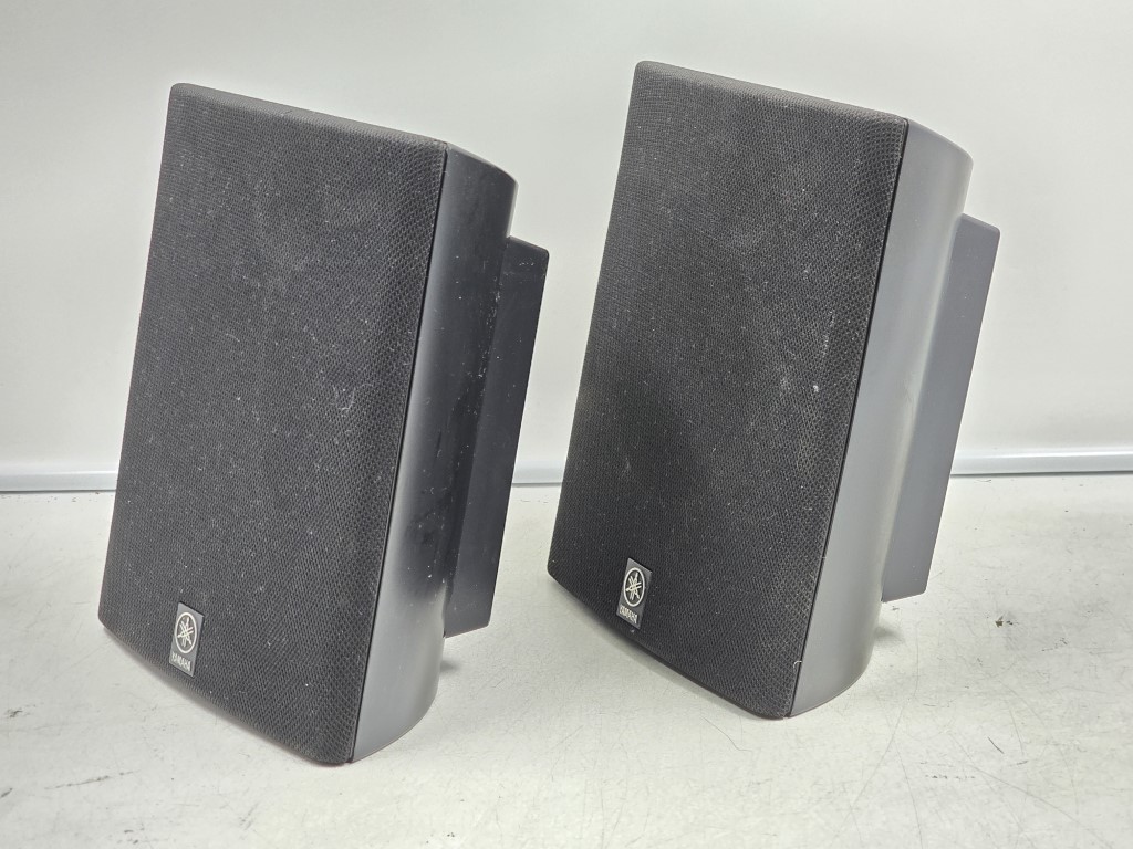 AZ194 ลำโพง 1 คู่ มือสองญี่ปุ่น (179-180) YAMAHA NS-E103 25-80W 6 โอห์ม Woofer 3.5 นิ้ว Size ตู้ ...