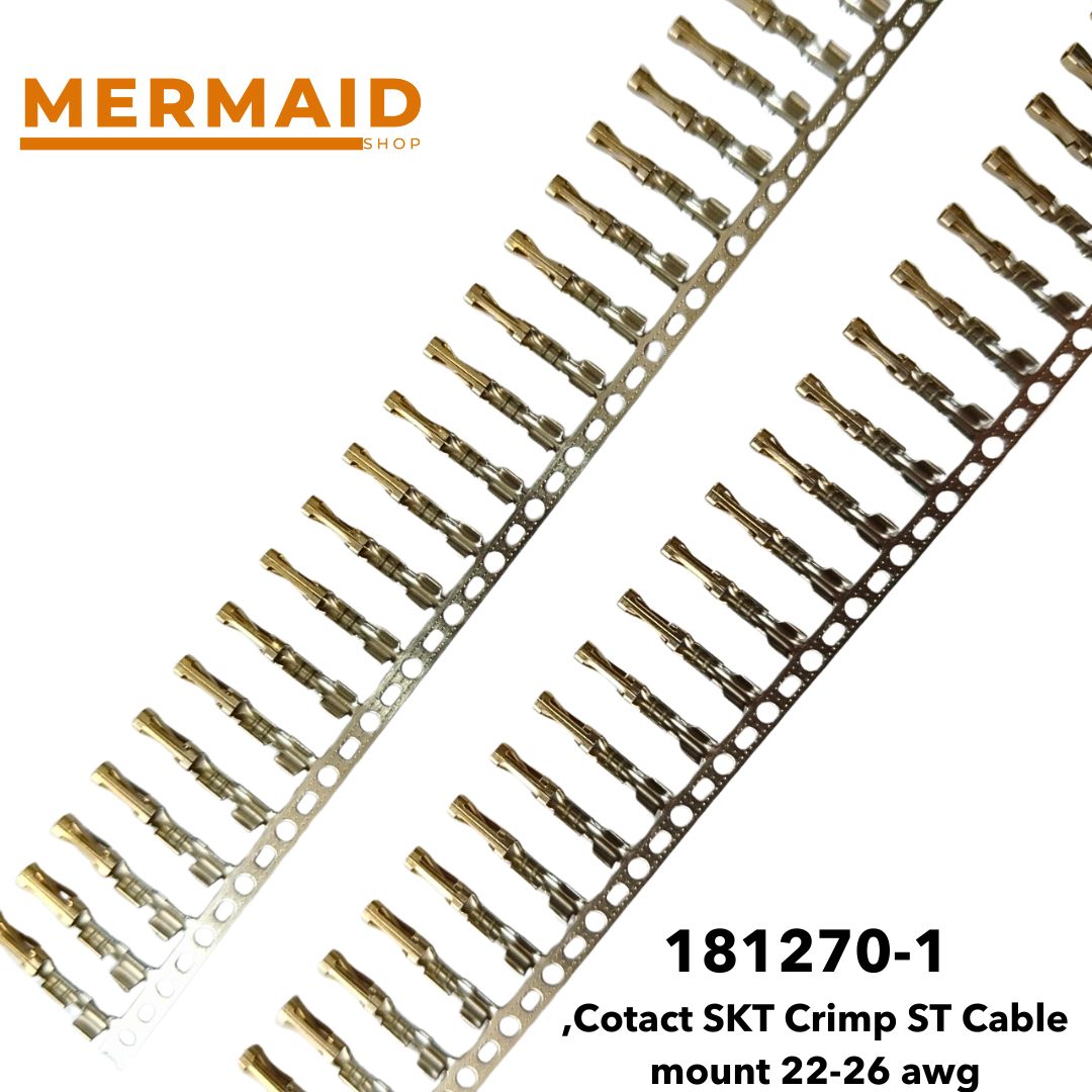 181270-1, Contact SKT Crimp ST Cable mount 22-26 awg (ราคาต่อ 1 อัน) | Shopee Thailand
