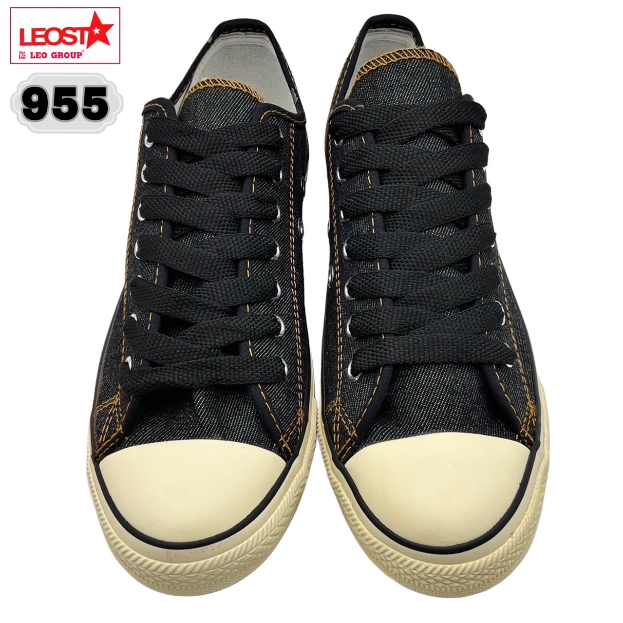 รองเท้าผ้าใบ LEO STAR (955,ผ้ายีนส์) (SIZE 37-45) | Shopee Thailand