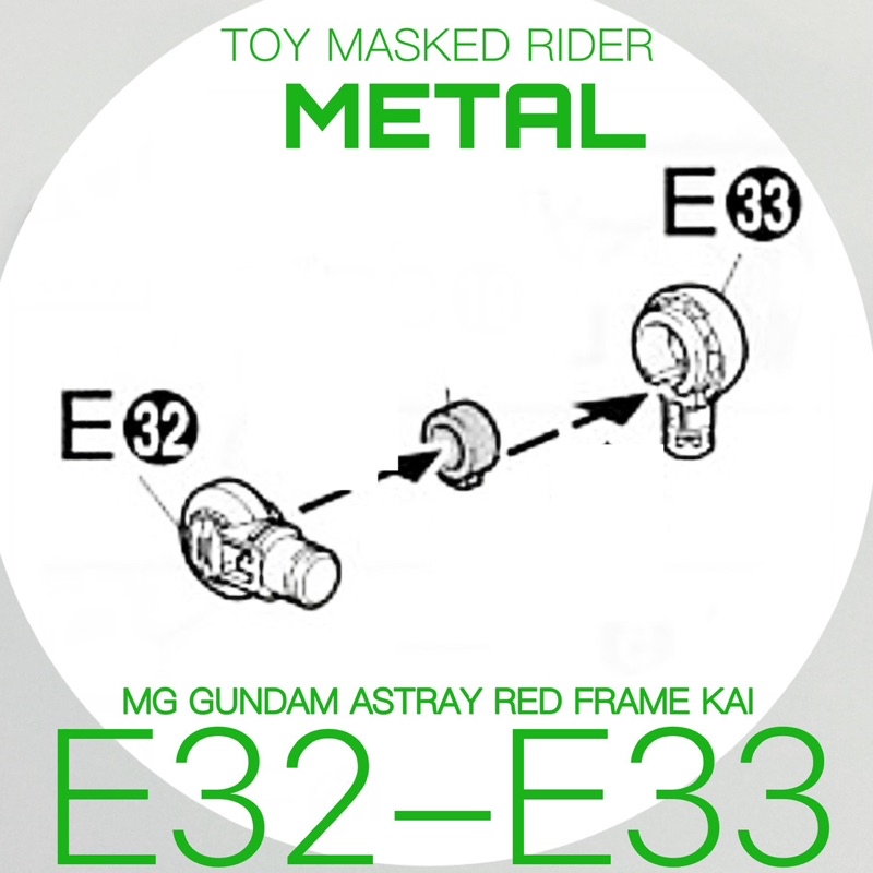 🟥พาร์ทโลหะสีแดง E32-E33 สำหรับ MG GUNDAM ASTRAY RED FRAME KAI ขา 2 ข้าง | Shopee Thailand