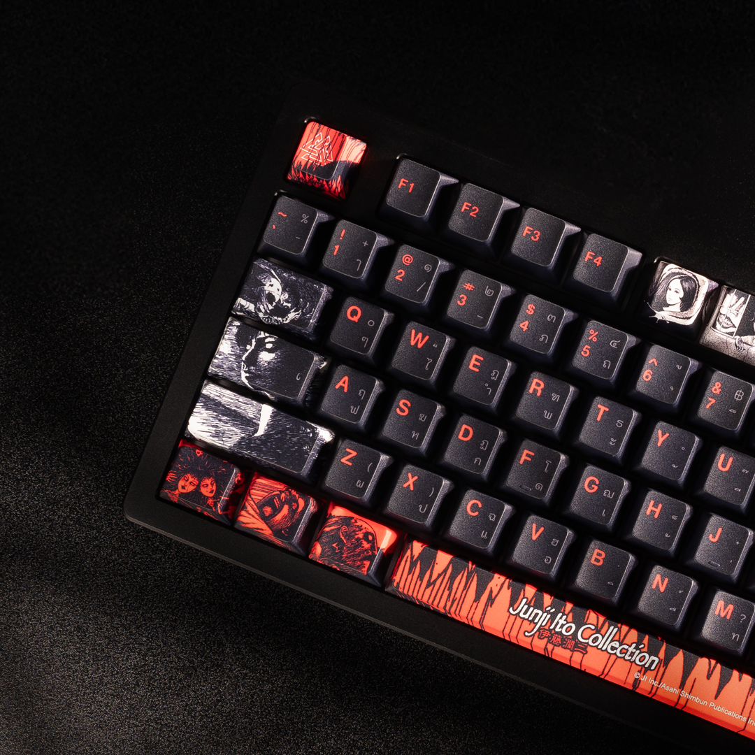 Set Keycap “EGA X JUNJI ITO COLLECTION” เซ็ทคีย์แคป Full Set 128 Key ...