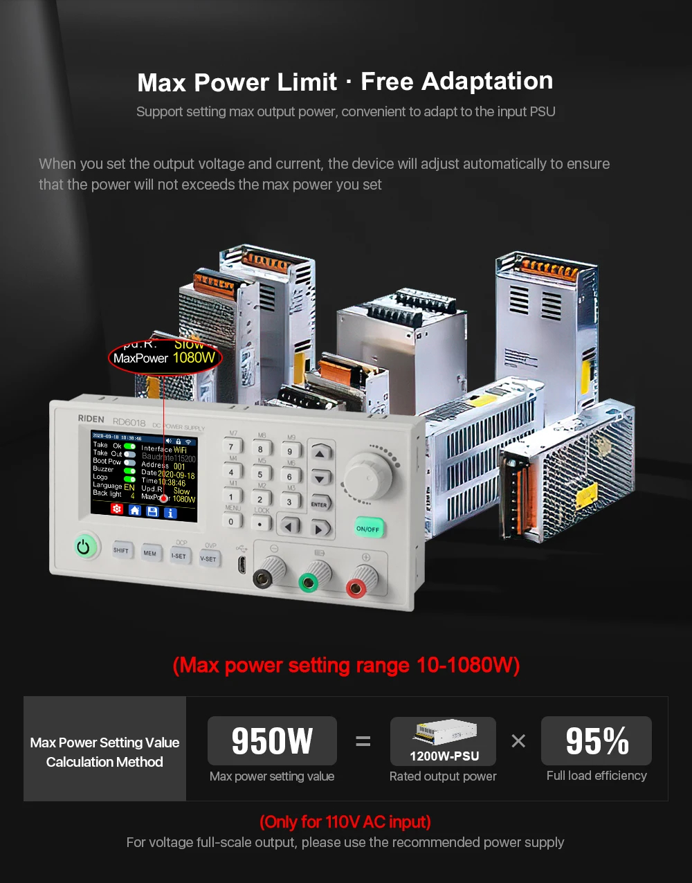 Riden RD6018 RD6024 RD6018-W RD6024-W DC Power Supply เครื่องจ่ายไฟ ...