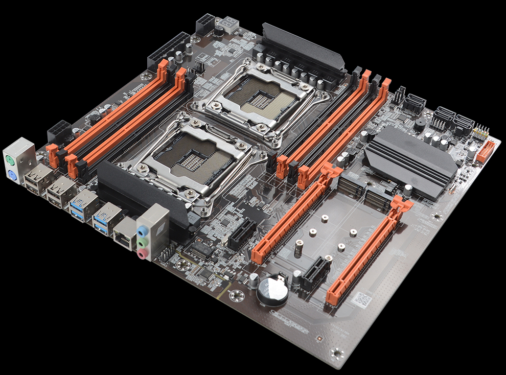 MS intel เมนบอร์ด x99 dual cpu LGA2011-3 V3 DDR4 Motherboards เมนบอร์ด ...