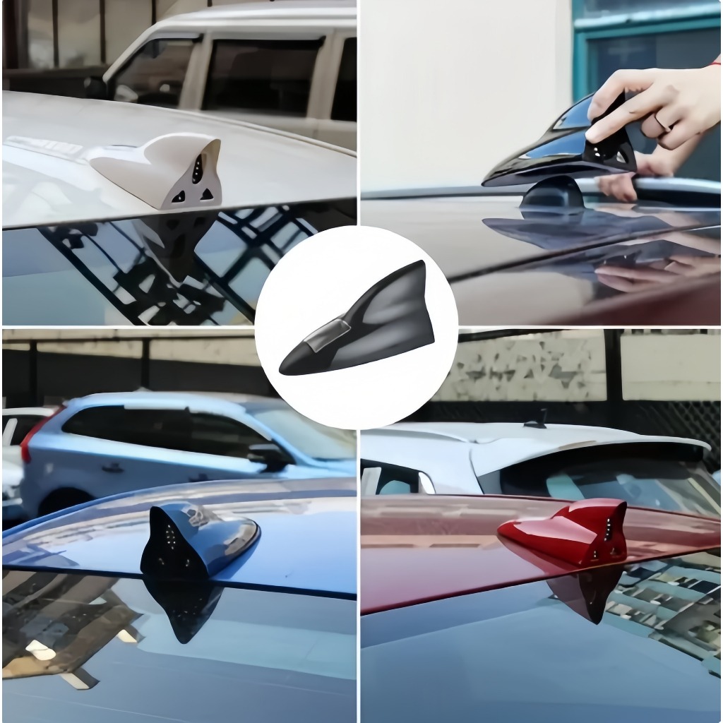 FORCE1 ไฟเตือนพลังงานแสงอาทิตย์ ไฟเสาอากาศ รูปครีบฉลาม LED Auto หลังคา ...
