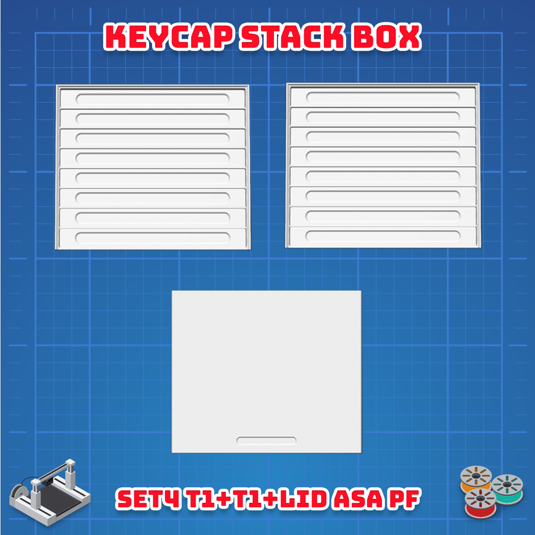 3DLabo Keycap stack box (3d print) กล่องใส่ Keycap เท่านั้นนะครับ ...