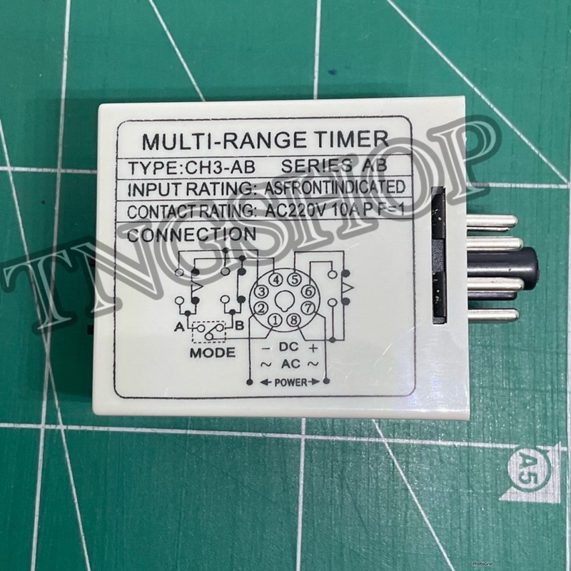 ทามเมอร์ TIMER CH3-AB 12VDC- 24VDC 220VDC 380VAC | Shopee Thailand