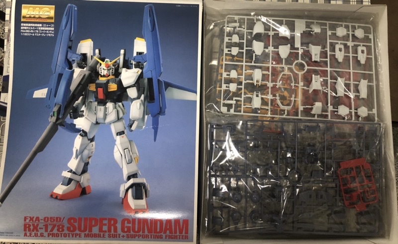 BANDAI MG 1/100 FXA-05D/RX-178 Super Gundam กล่องไม่สวย | Shopee Thailand