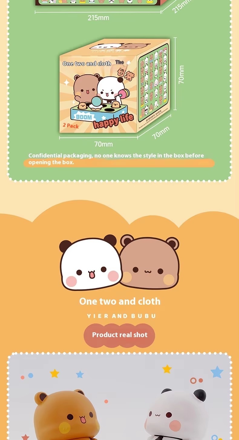 (พร้อมส่ง) กล่องสุ่ม Bubu Dudu Blind box (1กล่องเล็ก = 2 ตัว) | Shopee ...