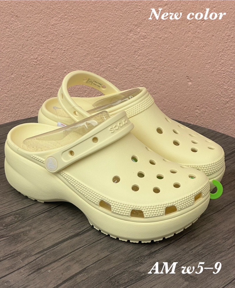 Crocs Classic เทียบแท้ รองเท้าแตะ หัวโต ส้นสูง6cm สุดสวย ดีงานดี สำหรับ ผู้หญิง | Shopee Thailand