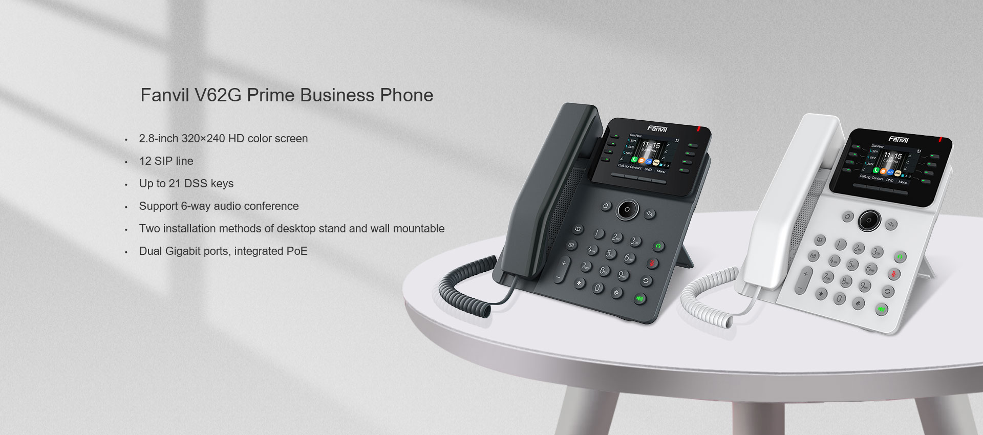 Fanvil V62G Prime Business Ip Phone โทรศัพท์ตั้งโต๊ะ | Shopee Thailand