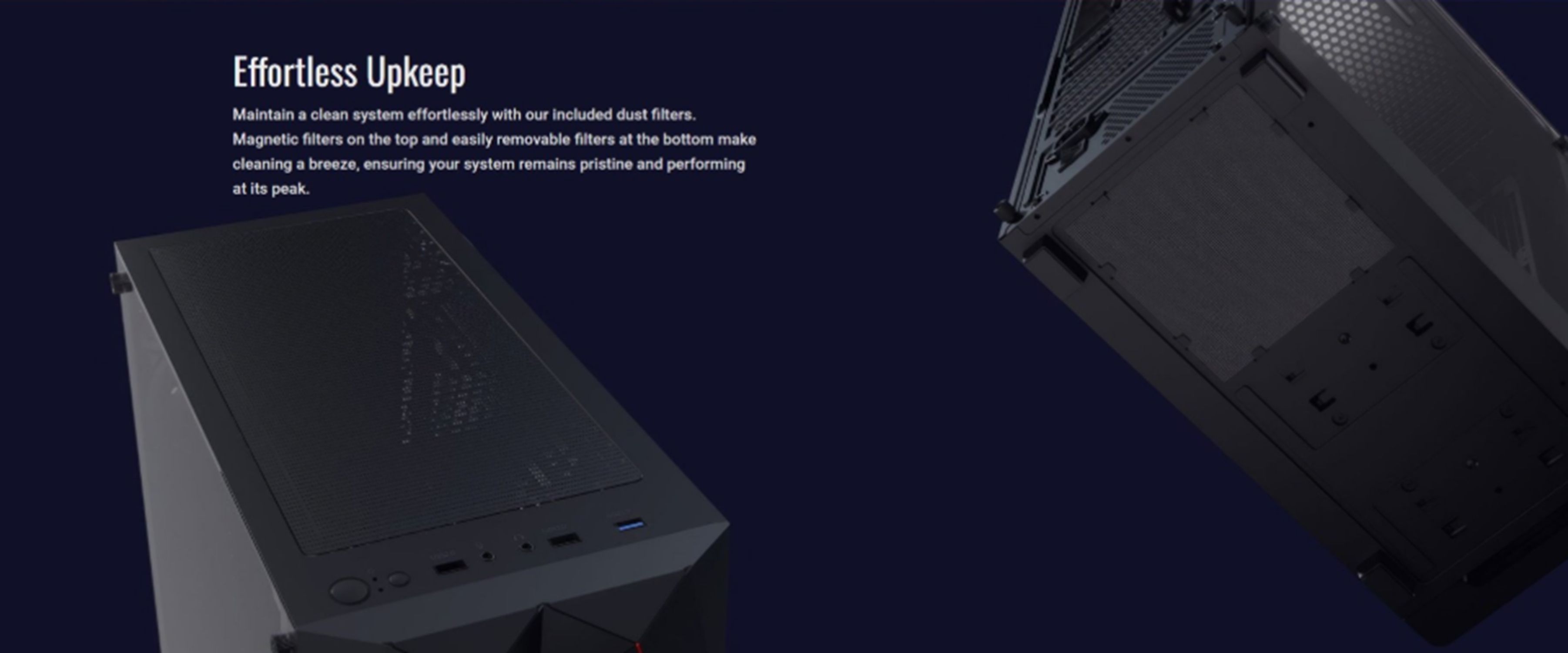 ATX CASE (NP) AEROCOOL VOLCAN-G-BK-V1 (Black) | Shopee Thailand