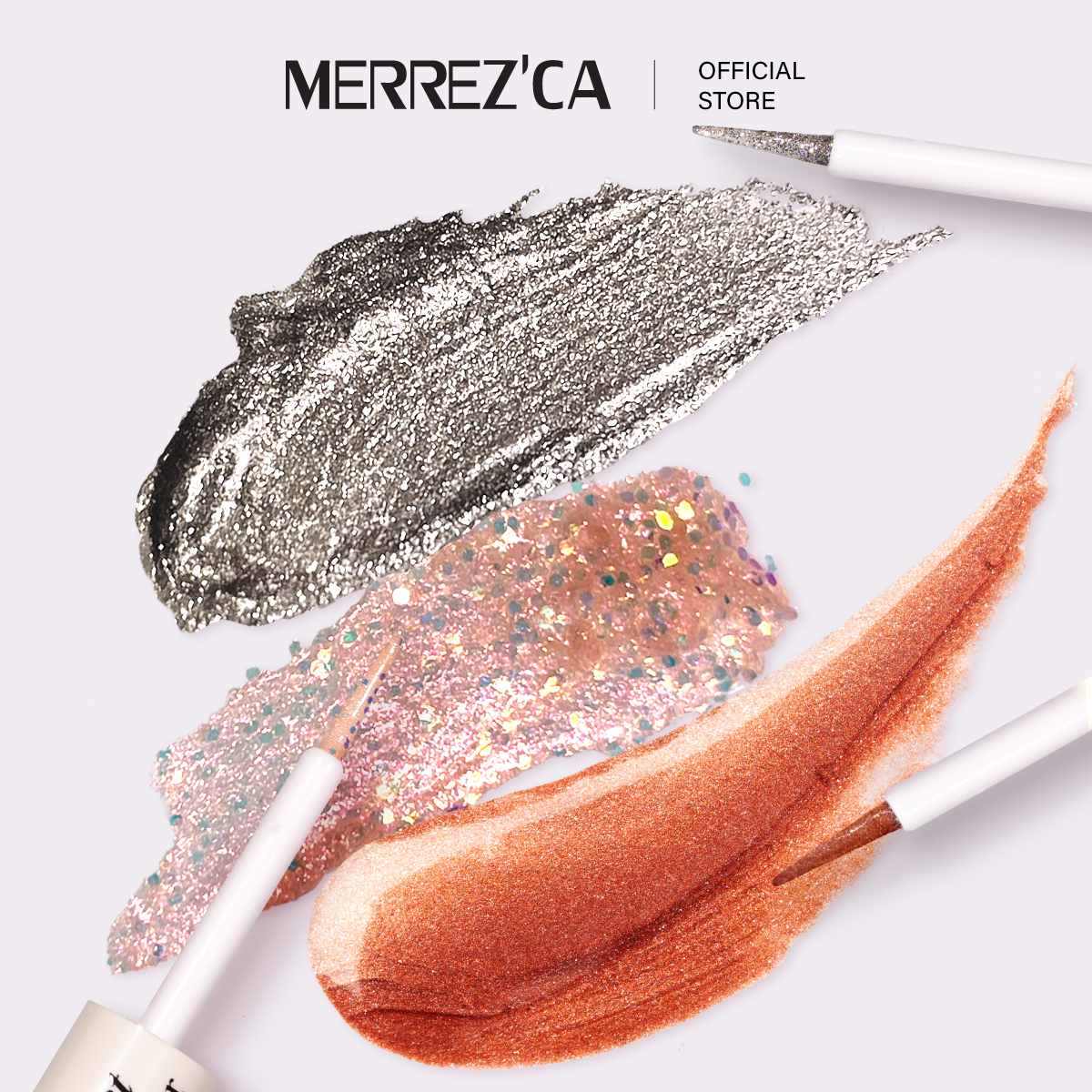 Merrezca Duo Perfect Glitter Liner ดูโอ้ล็อกตาสวยในแท่งเดียว | Shopee ...