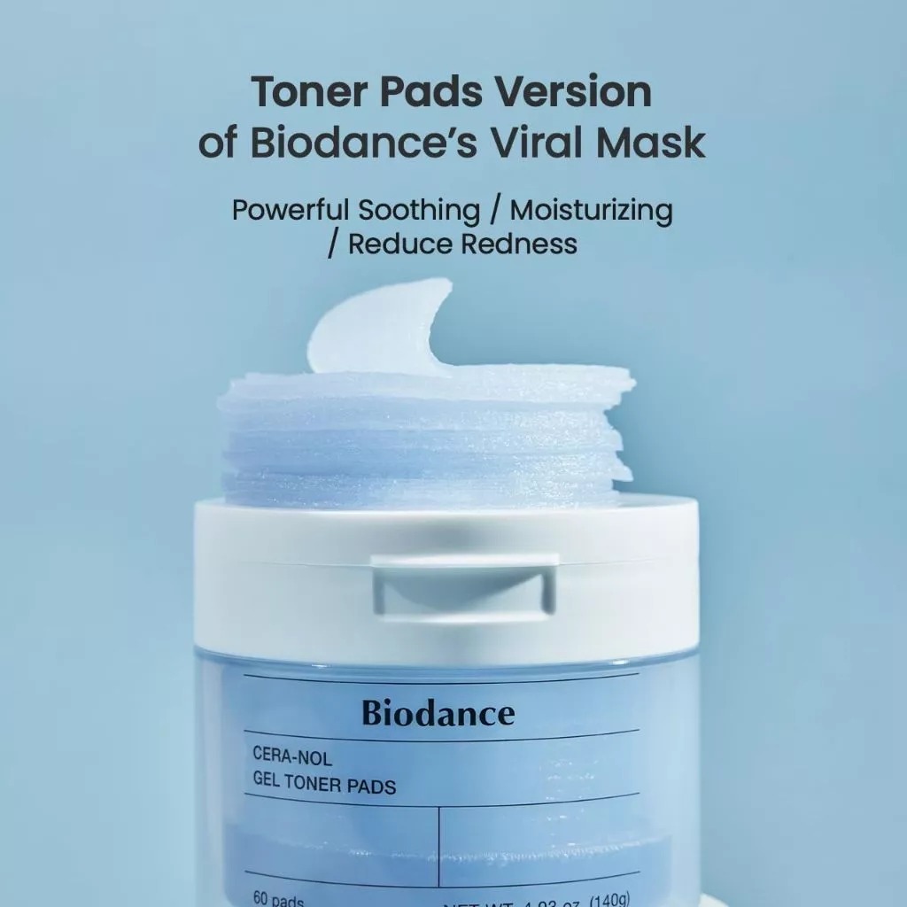 【ของแท้ 100%】Biodance Cera-nol Gel Toner Pads Biodance Collagen Gel Toner Pads โทนเนอร์แพดไบโอ ...