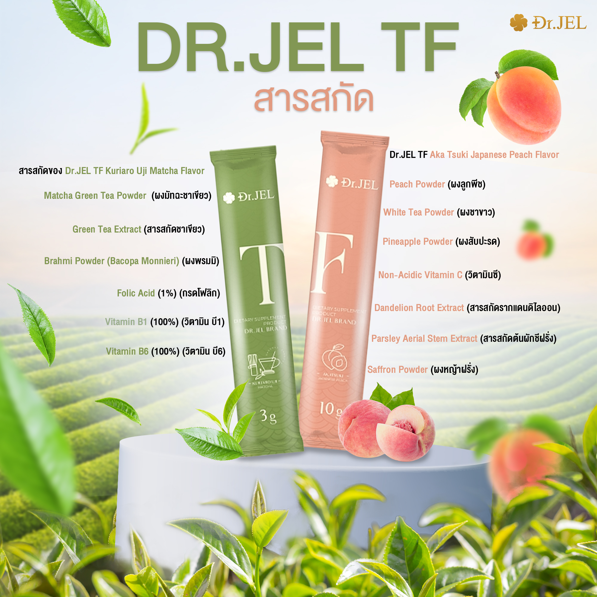 โปร 1 แถม 2 กล่อง Dr.JEL LF+TF ด็อกเตอร์เจล แอลเอฟ+ทีเอฟ กล่องละ 10 แคปซูล / 10 ซอง | Shopee ...