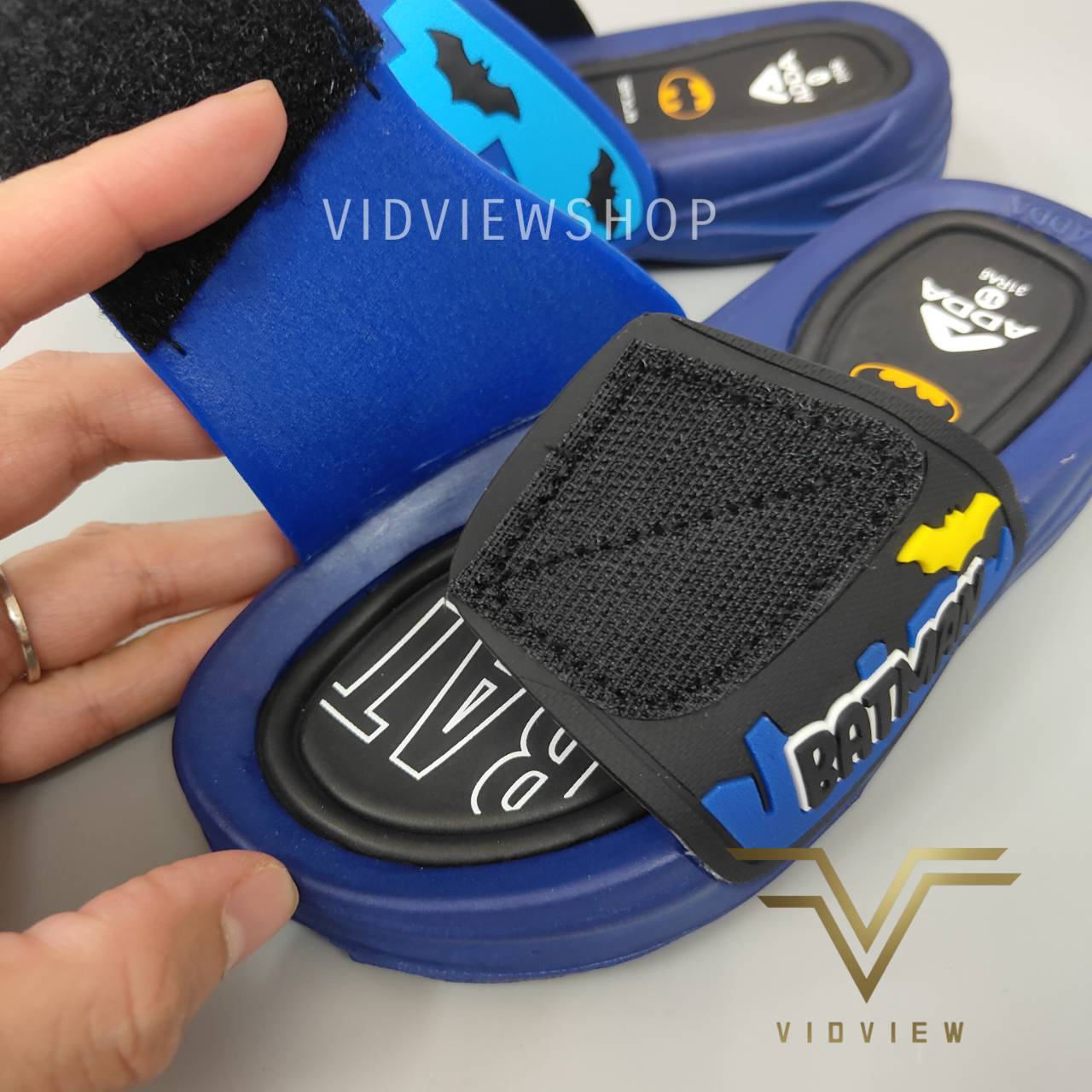 VIDVIEW !!ลดสนั่น!! รองเท้าแตะเด็กชาย Adda 31RA6 Batman แบทแมน ปรับสาย ...