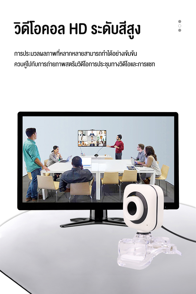 OLYPS เว็บแคม Webcam 1080P HD Mini Webcam With Microphones 2MP 4MP ...