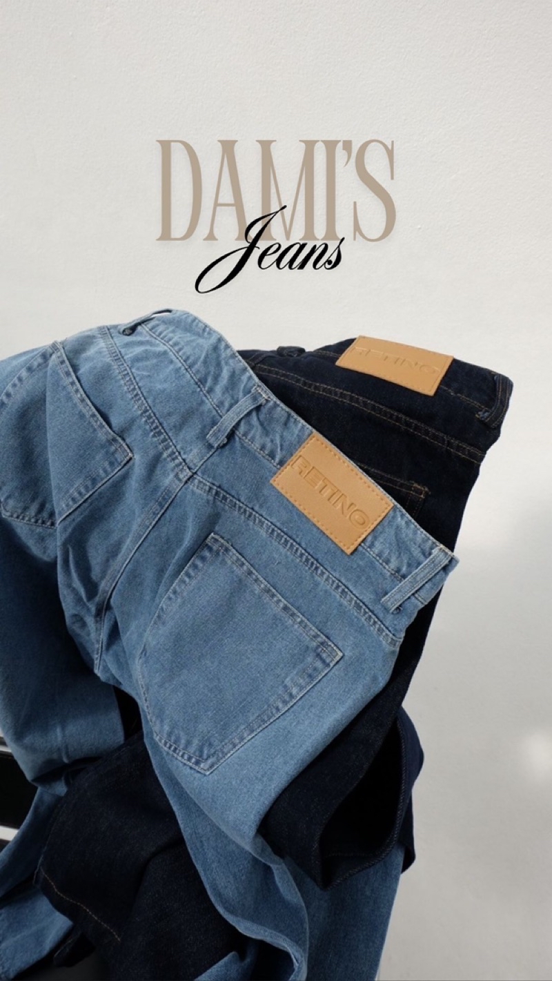 พรีออเดอร์DEMIS JEANS (กางเกงยีนส์) | Shopee Thailand