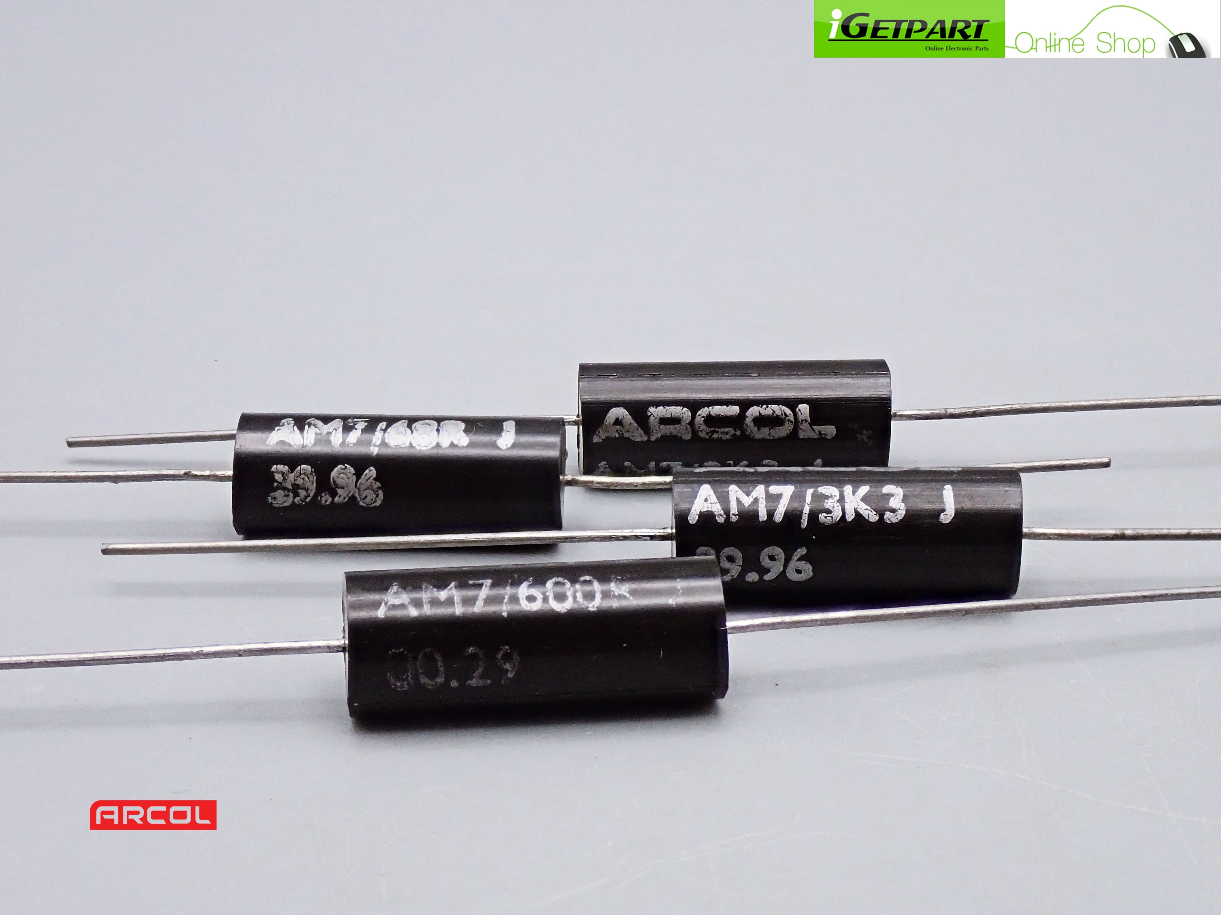 ตัวต้านทาน RESISTOR ARCOL AM7 5WATT 68R, 600R, 3K3 (1 แพ็ค = 3 ตัว) | Shopee Thailand