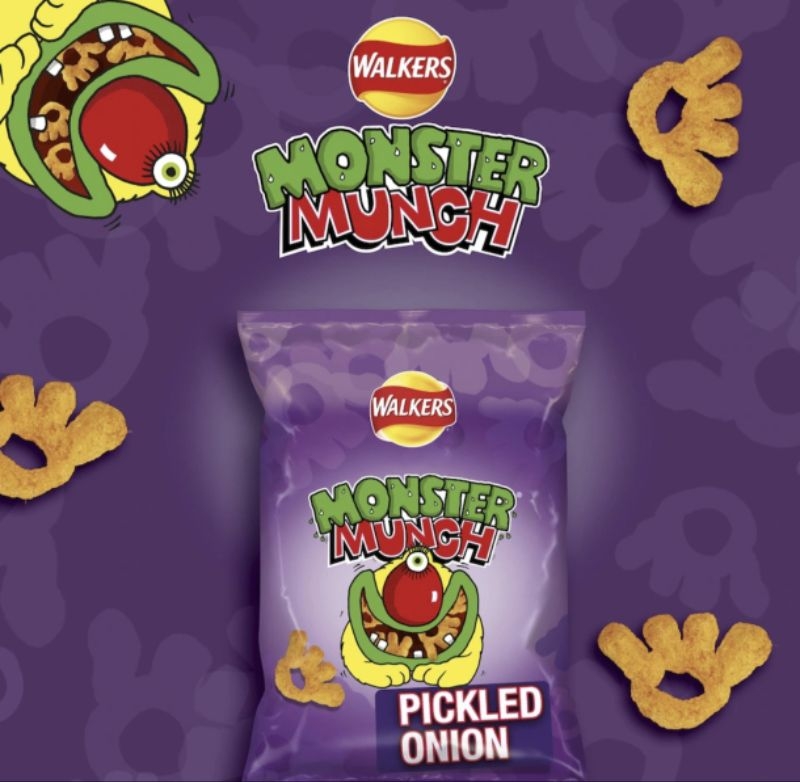 Walkers Monster Munch Pickled Onion Multipack Crisps 6x20g 120g - วอร์ ...