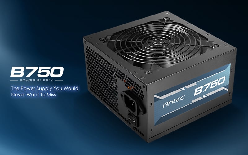 POWER SUPPLY (อุปกรณ์จ่ายไฟ) ANTEC ATOM B750 - 750W 80 PLUS BRONZE (BLACK) (ATX) | Shopee Thailand