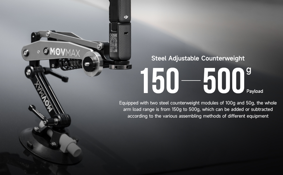 Movmax Blade Arm แขนกันสั่นกล้องแบบ Spring Arm สำหรับงานถ่ายวิดีโอ ใช้ ...