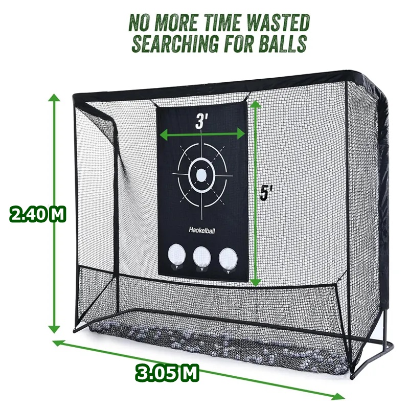 Postplaza ตาข่ายซ้อมกอล์ฟ ขนาด 3x2.4 เมตร ตีหัวไม้ Driver ได้ ตาข่าย ...