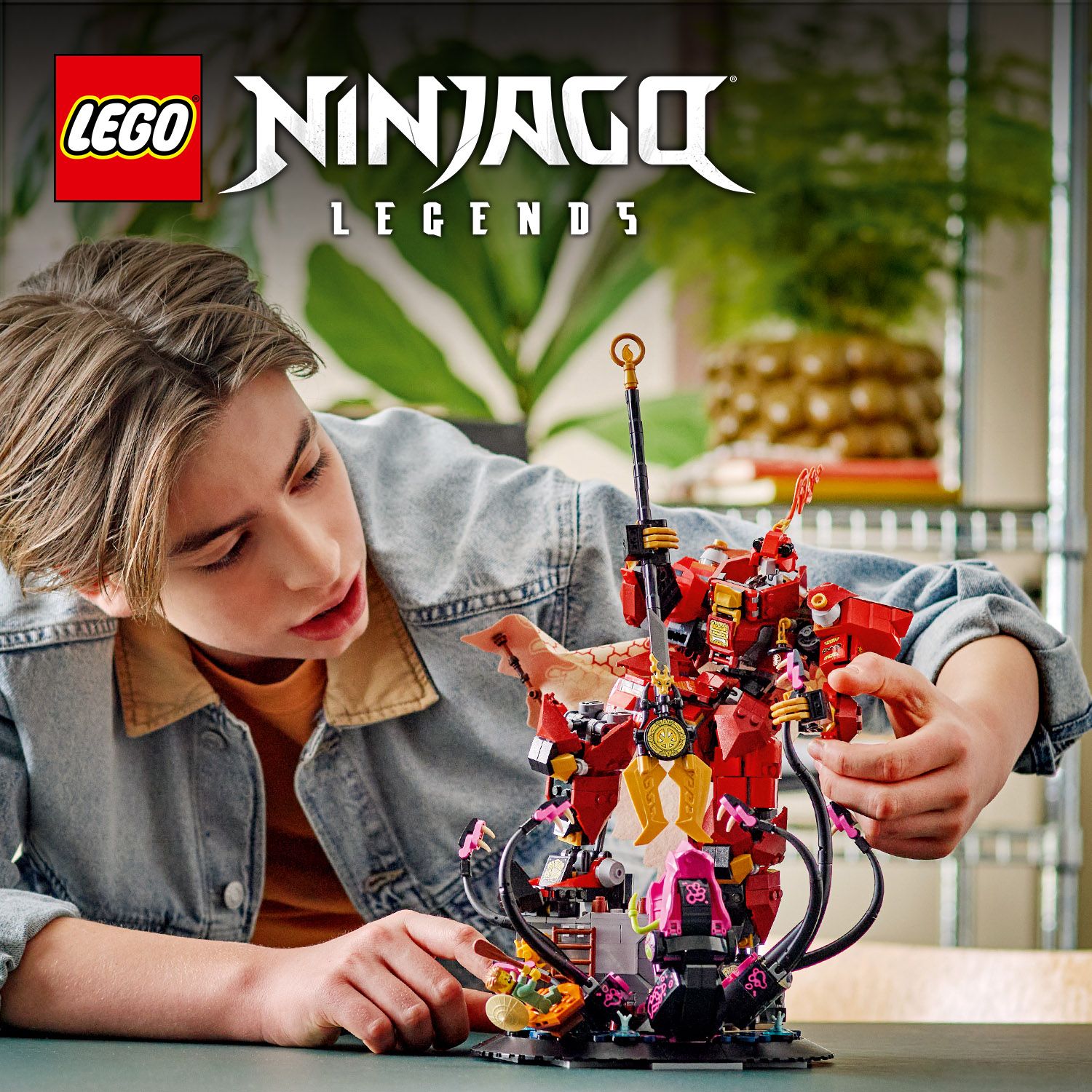 LEGO NINJAGO 71846 The Fire Knight Mech (996pcs.), Building Blocks ...