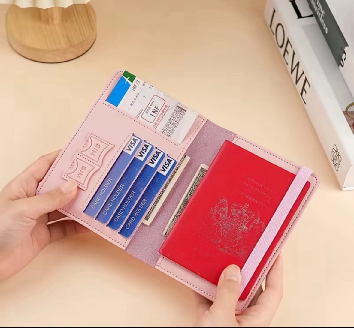 ปกหนังสือเดินทาง ปลอกป้องกันใบรับรอง ฝากครอบหนังสือเดินทาง W06 | Shopee Thailand