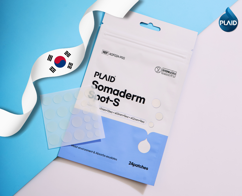 PLAID SOMADERM SPOT-S แผ่นไฮโดรคอลลอยด์ จากประเทศเกาหลี 1 ฟรี 1 ...
